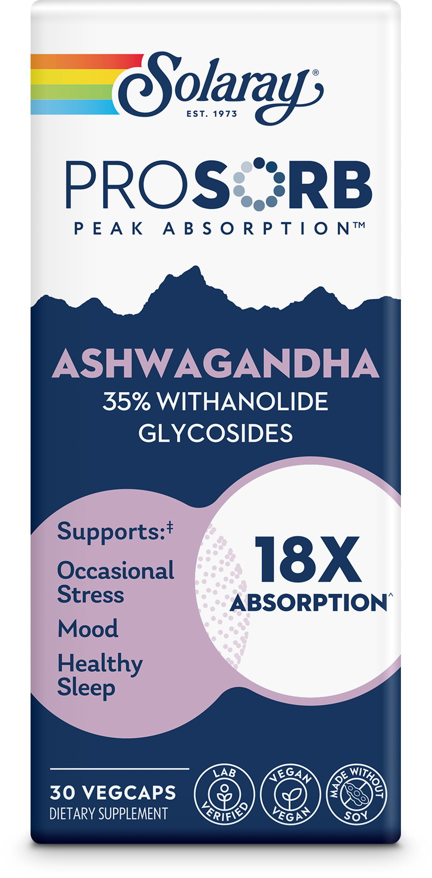 ProSorb Ashwaganda 18x – Solaray