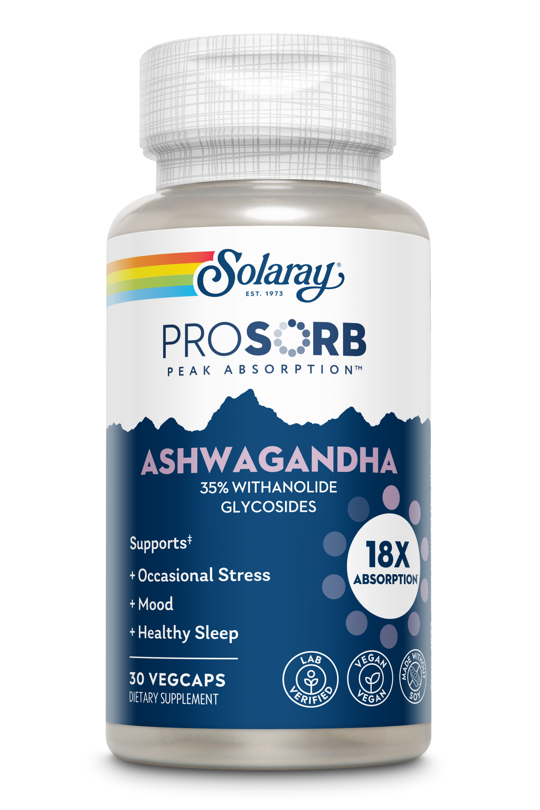 ProSorb Ashwagandha 18x 240mg – Solaray