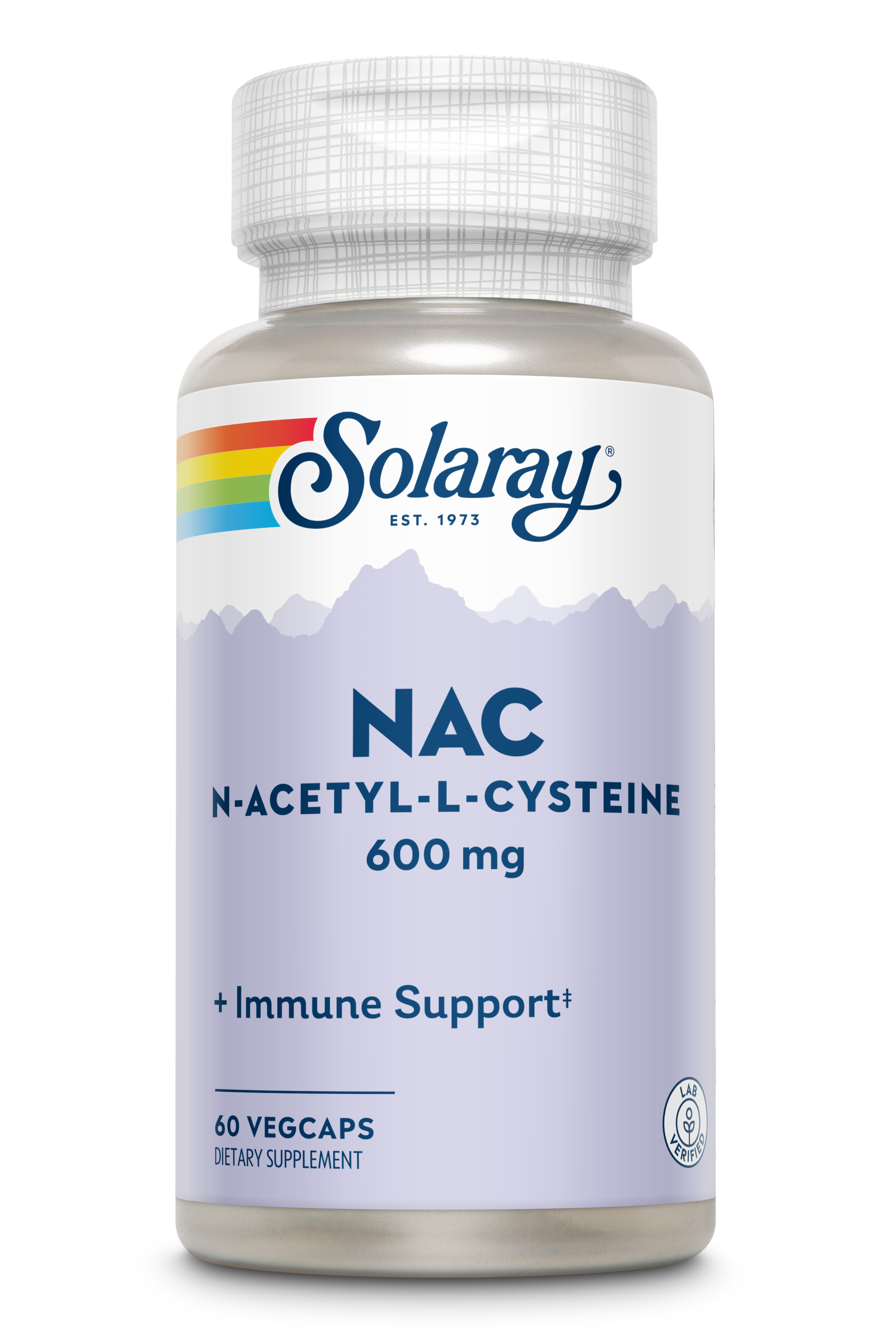 NAC N-Acetyl-L-Cysteine Supplement, 600 mg | 60 Count – Solaray