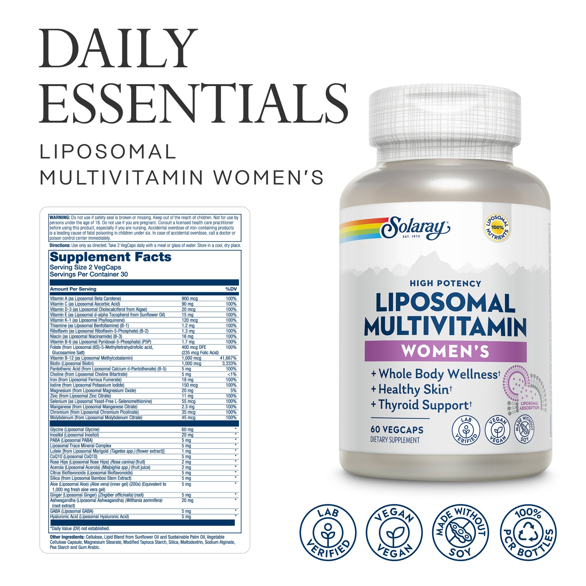 Women's Daily Wellness Bundle – Solaray