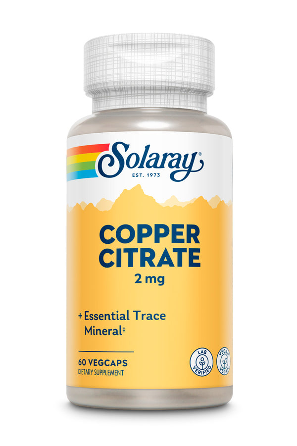 Copper Citrate 2mg – Solaray