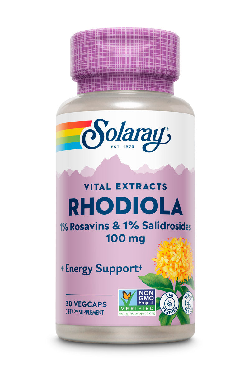 Rhodiola Root Extract 100mg – Solaray