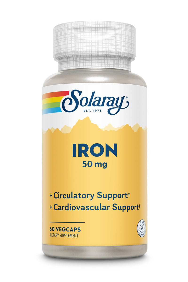 Iron 50mg – Solaray