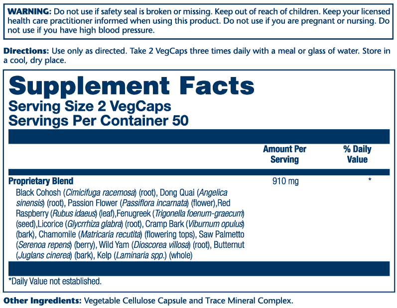 Female Hormone Blend Sp-7c – Solaray
