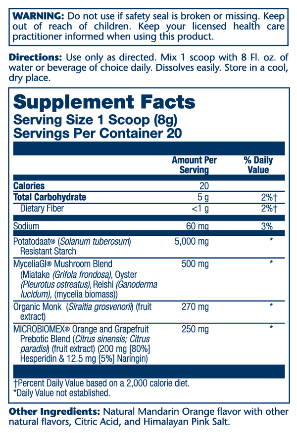 Mycrobiome Prebiotic – Solaray