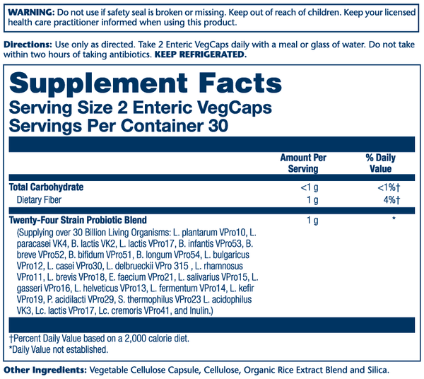 Super Multidophilus 24 Strain Probiotic, 30 Billion Cfu – Solaray
