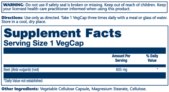 Beet Root 605mg – Solaray